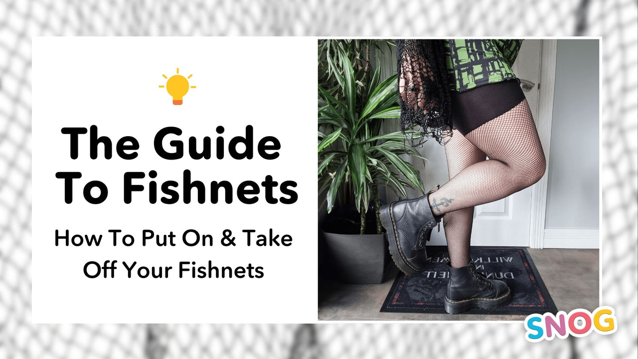 How to put on and take off fishnets tights without ripping or tangling ...