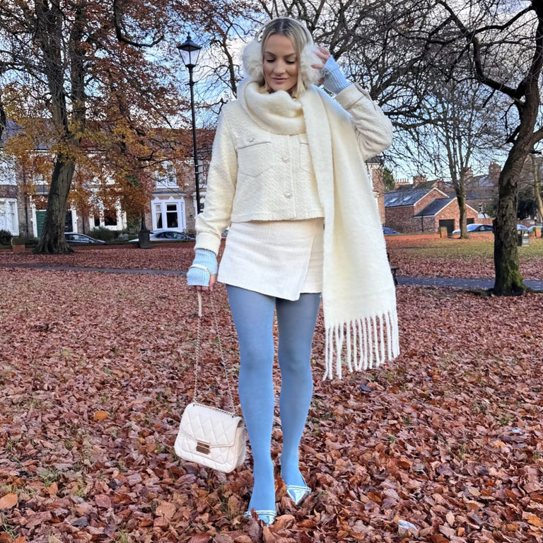 Bamboo Tights - Denim - Tights & Clothes In Sizes 4-38 - Snag