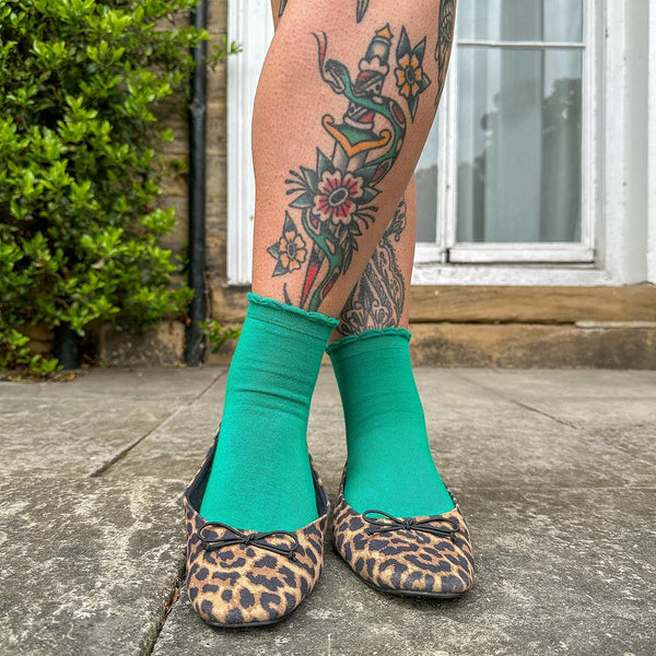 Bamboo Ankle Sock - Python - Tights & Clothes In Sizes 4-38 - Snag