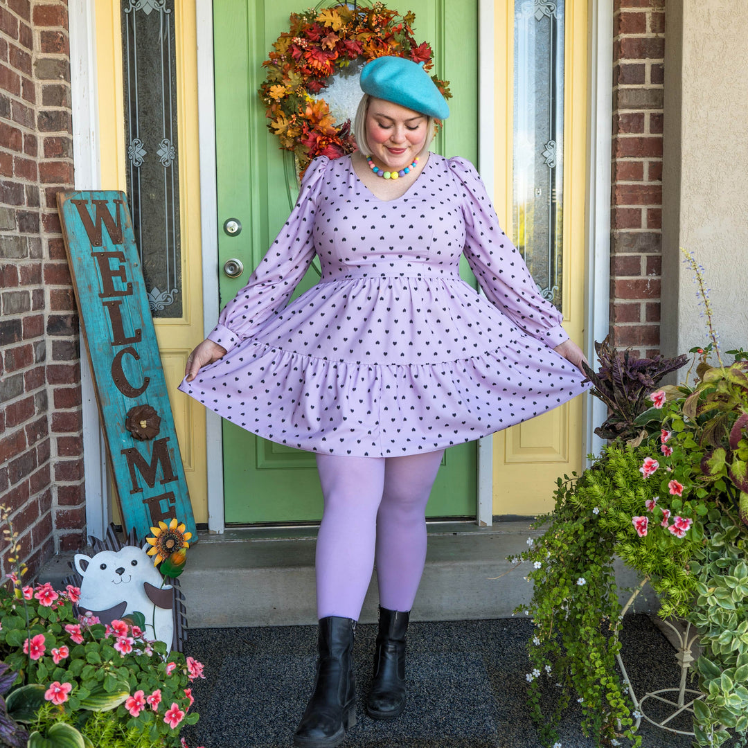 Wisteria 120 Denier Tights | Super Opaque Lilac Tights – Snag