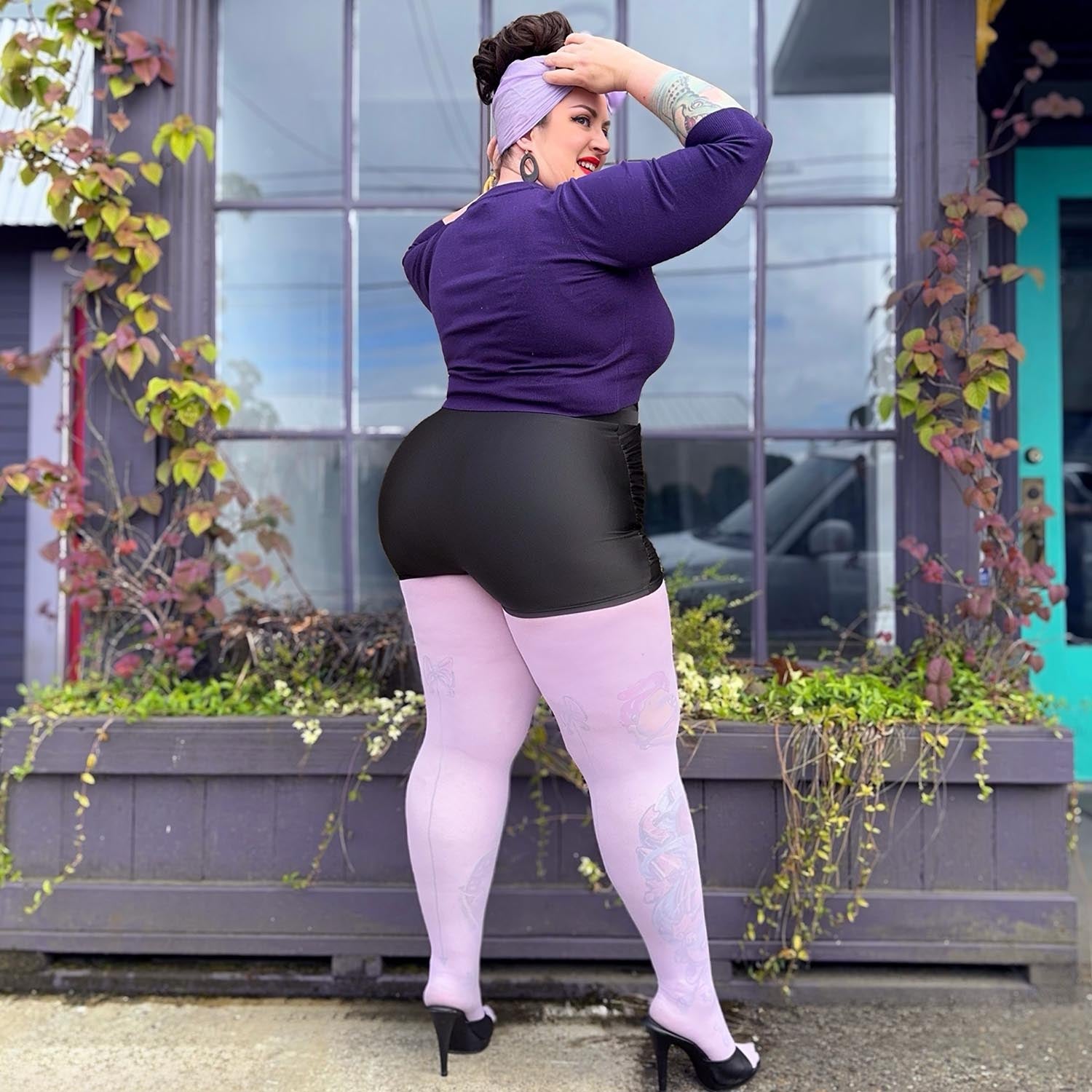 50 Denier Tights - Wisteria - Tights & Clothes In Sizes 4-38 - Snag