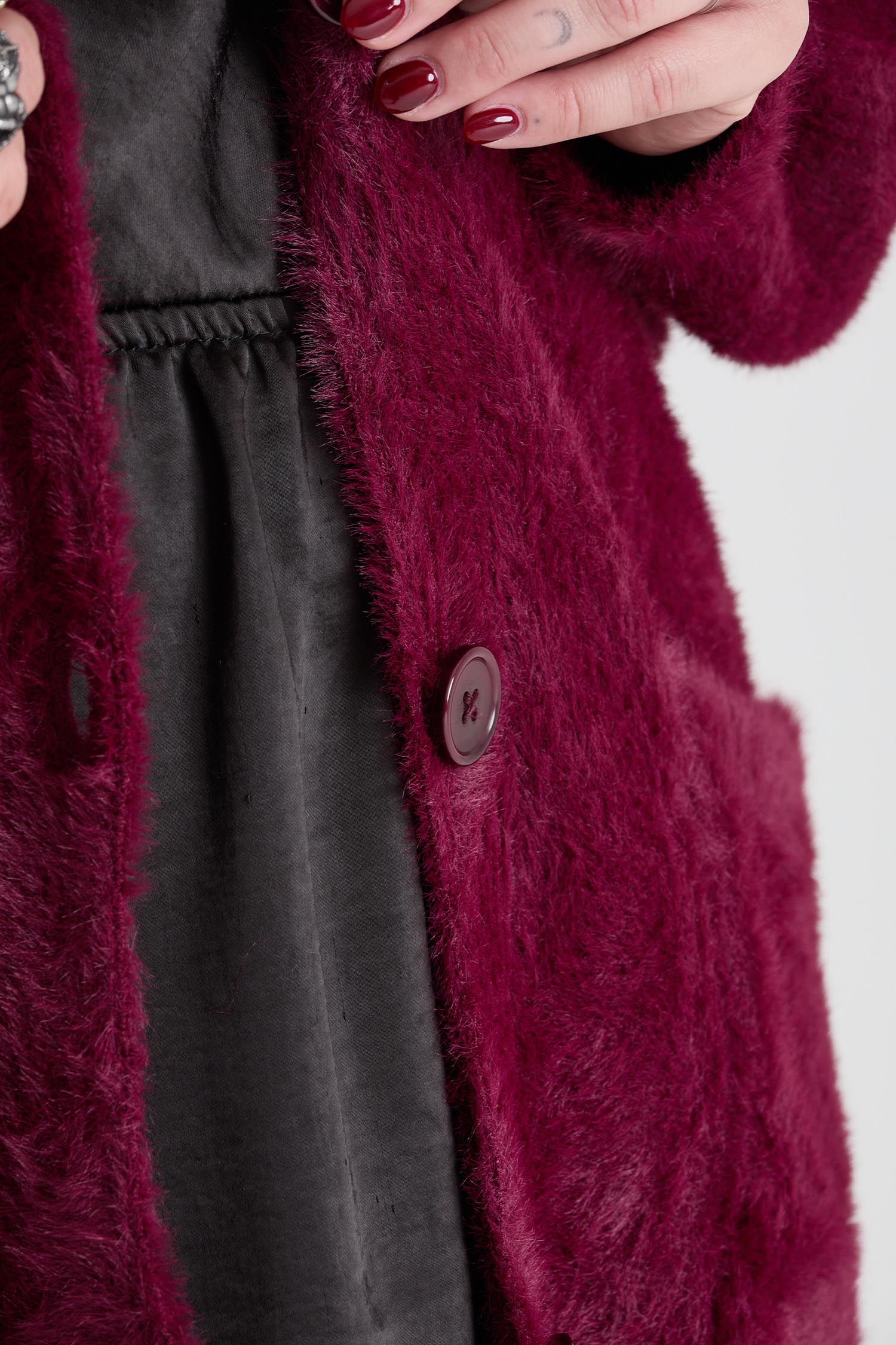 Oversized Fluffy Cardigan | Cosy Knitwear | Snag