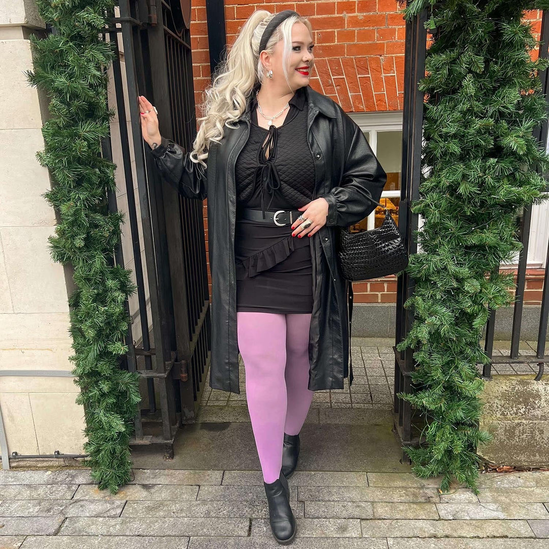 Bats 120 Denier Tights | Lilac Purple Opaque | Snag