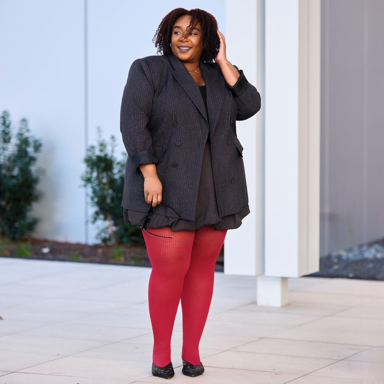 Ionic Ribbed Tights - Pirouette - Tights & Clothes In Sizes 4-38 - Snag