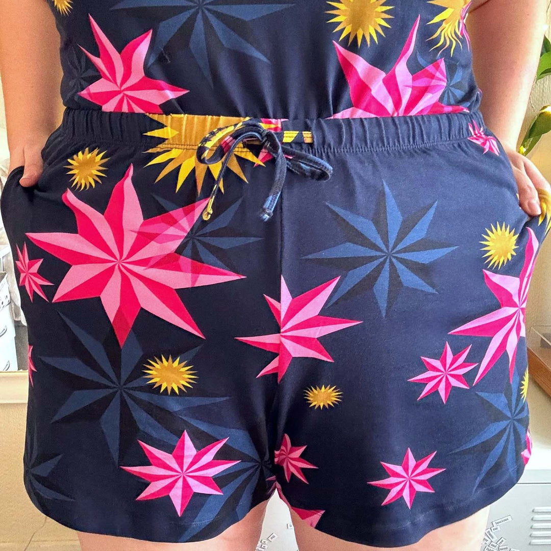 PJ Shorts - Stars - Tights & Clothes In Sizes 4-38 - Snag