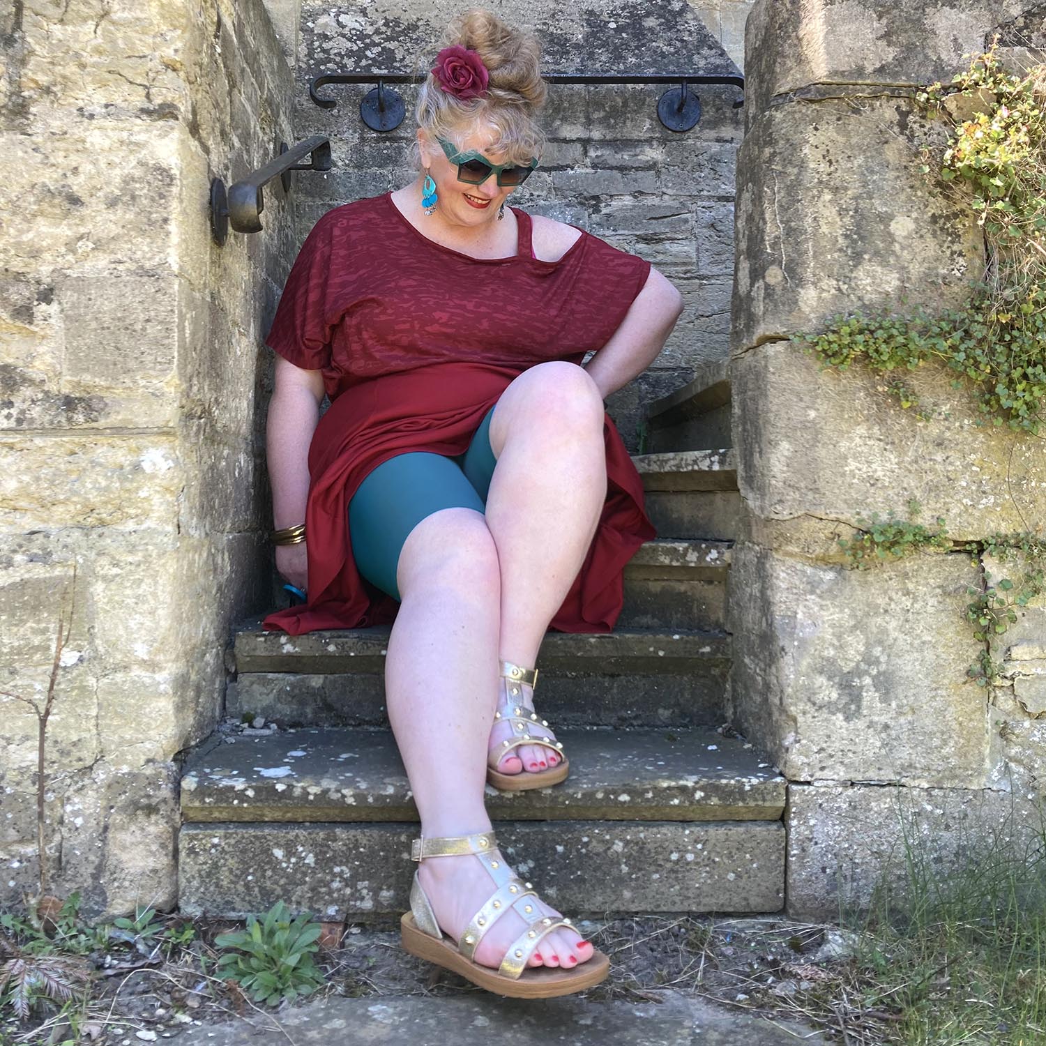 Stay Cool Chub Rub Shorts - Petrol Blue - Tights & Clothes In Sizes 4 ...