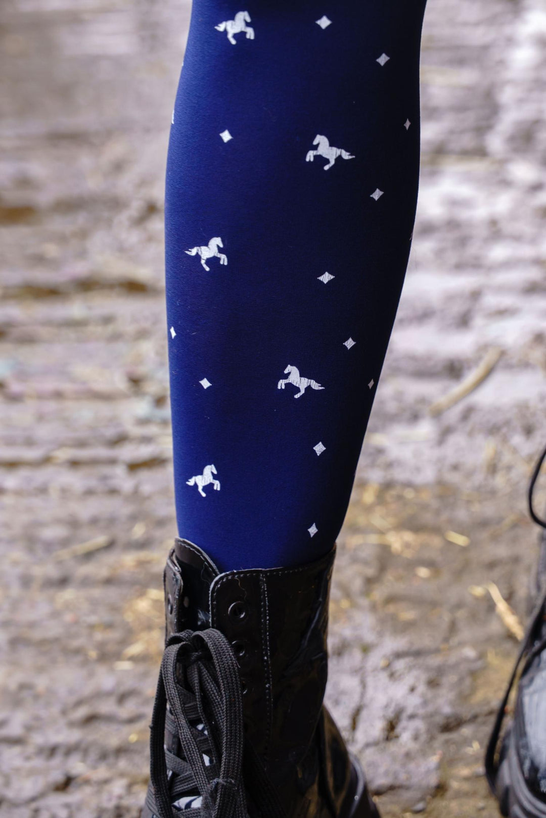 Dinky Horses 80 Denier Tights | Year of the Fire Horse | Snag