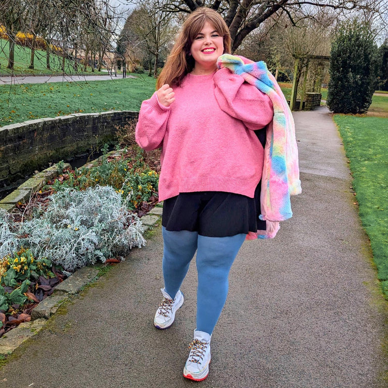 Bamboo Tights - Denim - Tights & Clothes In Sizes 4-38 - Snag