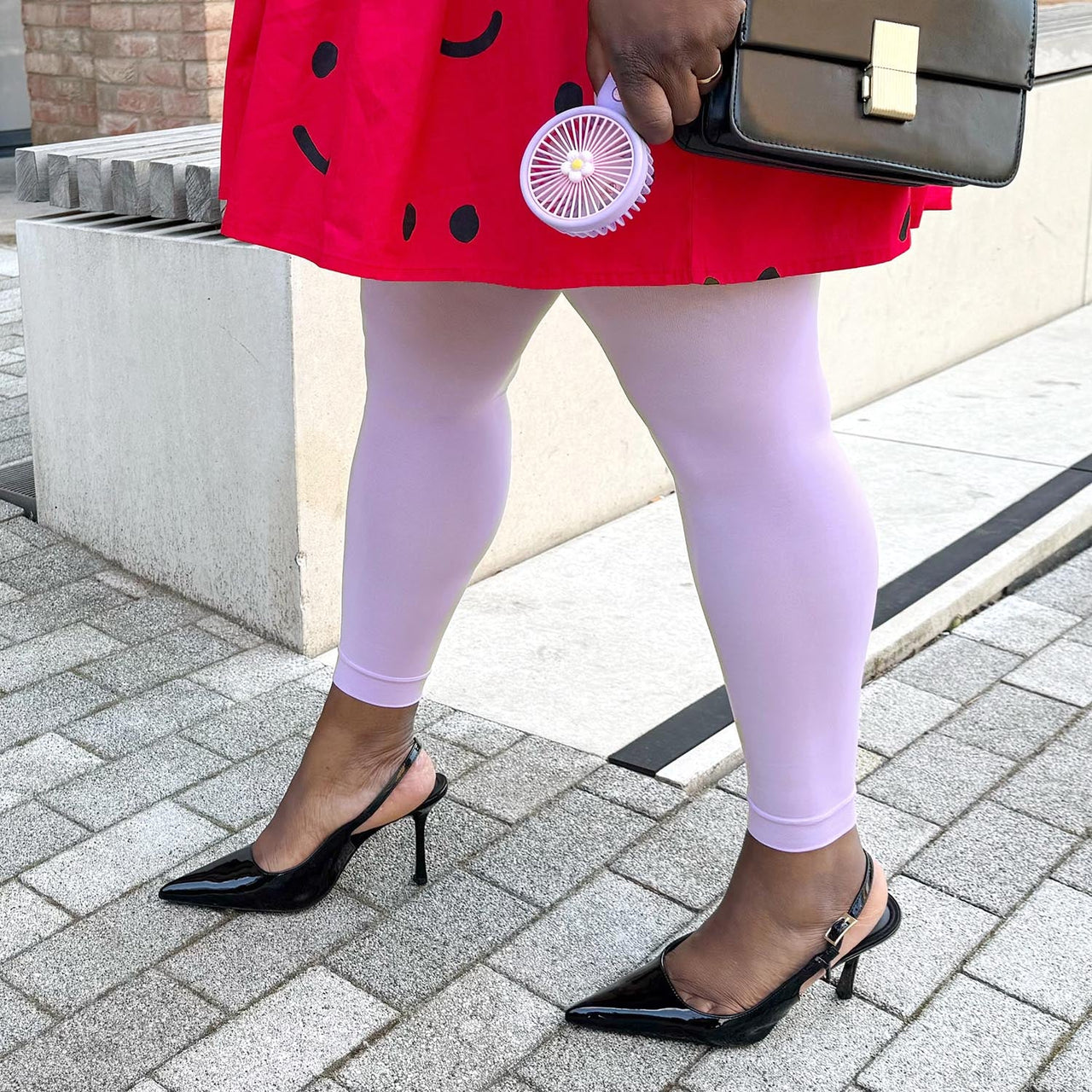 Footless Tights - Cassis de Violet - Tights & Clothes In Sizes 4-38 - Snag