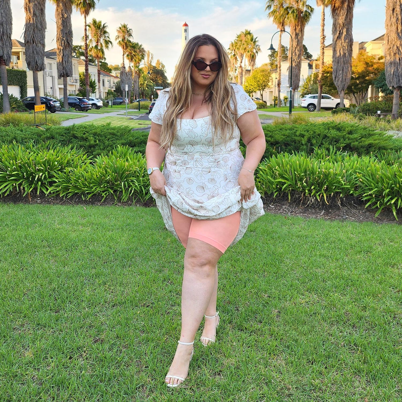 Stay Cool Chub Rub Shorts - Abricot - Tights & Clothes In Sizes 4-38 - Snag