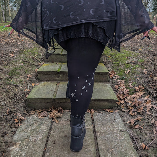 80 Denier Opaque Tights - Star Leg Wrap – Snag