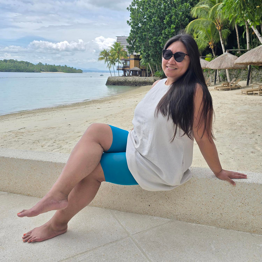 Stay Cool Chub Rub Shorts - Petrol Blue - Tights & Clothes In Sizes 4 ...