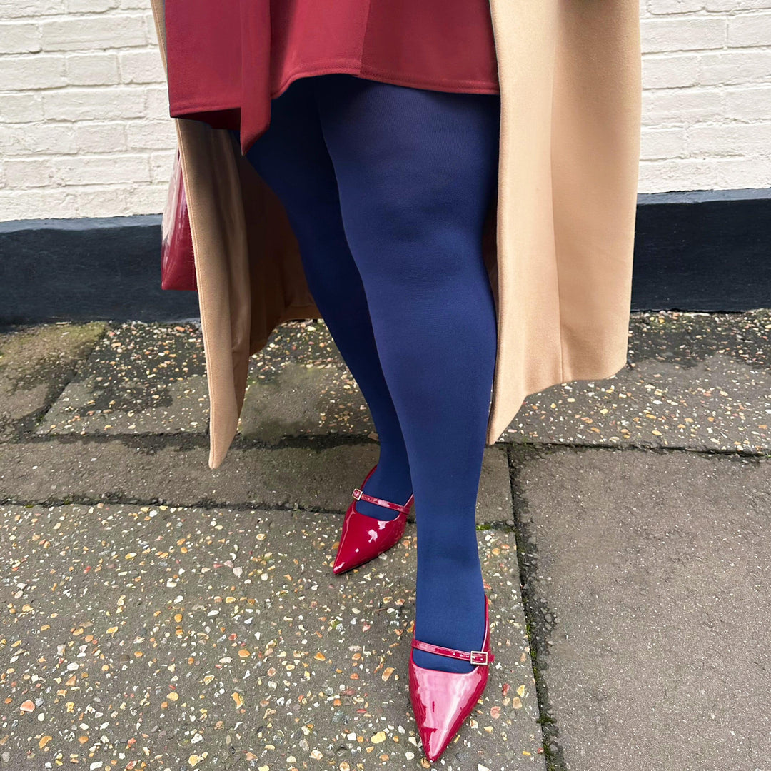 Navy Blue Light Compression Tights - Snag