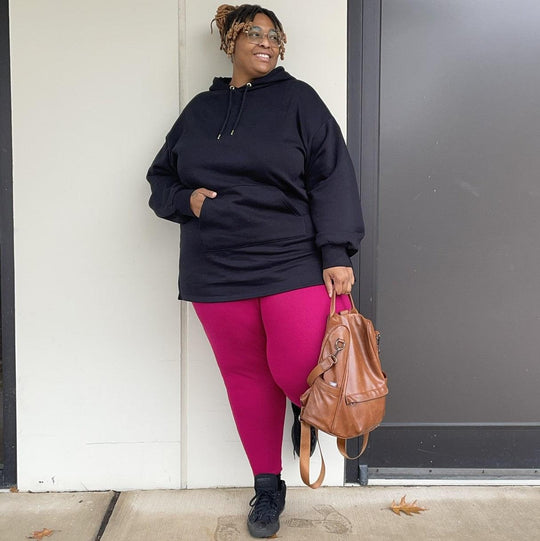 Longline Hoodie in Black - Snag