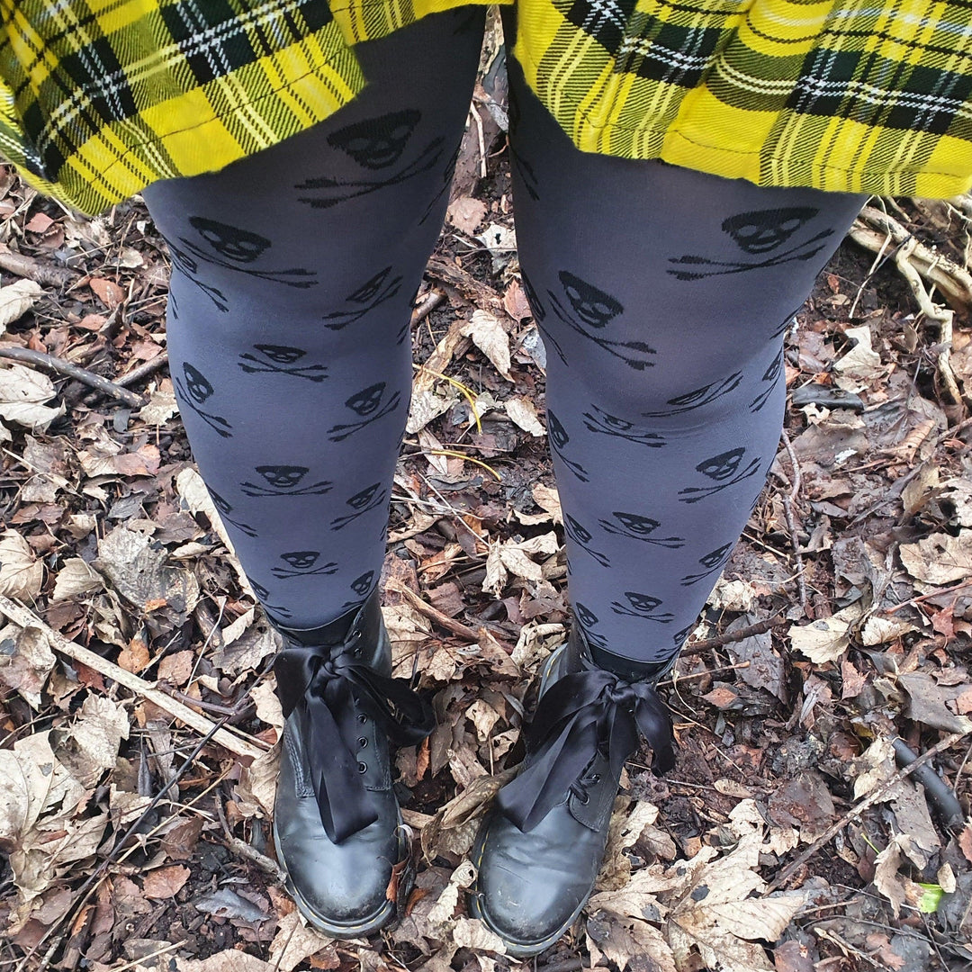 Opaque Tights Skullz - Grey – Snag
