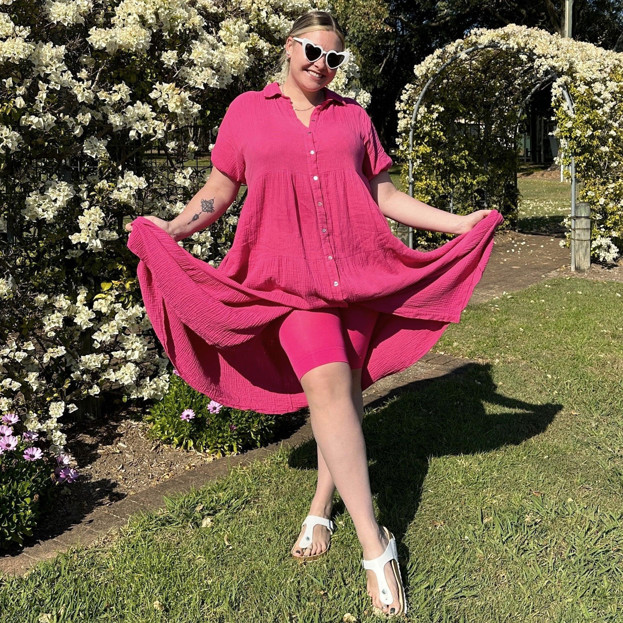 Stay Cool Chub Rub Shorts - Barbara - Tights & Clothes In Sizes 4-38 - Snag